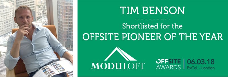 Moduloft, Tim Benson Shortlisted for ‘Offsite Pioneer of the Year ...
